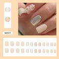 Fofosbeauty 24pcs Press on False Nails,Fake Nails for Gifts,Coffin Cute ...