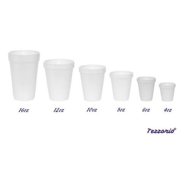 AMZ Empire 24 Oz Foam Cups With Lids, Insulated Styrofoam Disposable ...