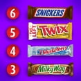 SNICKERS, TWIX, MILKY WAY & 3 MUSKETEERS Individually Wrapped Variety ...