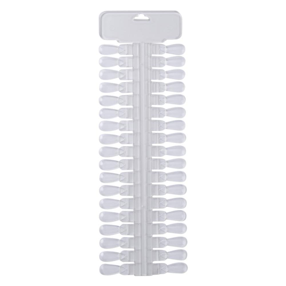POINTERTECK 36pcs (1 Set )Removable False Nail Tips Color Card Nail ...