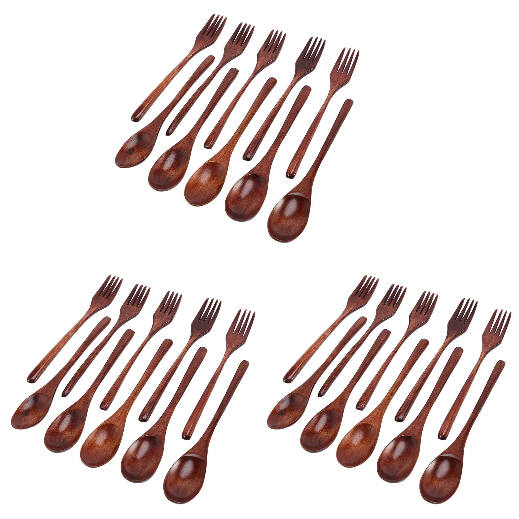 Click here for Unbranded 30 Pcs Wooden Spoons Forks Set Wooden Ut... prices