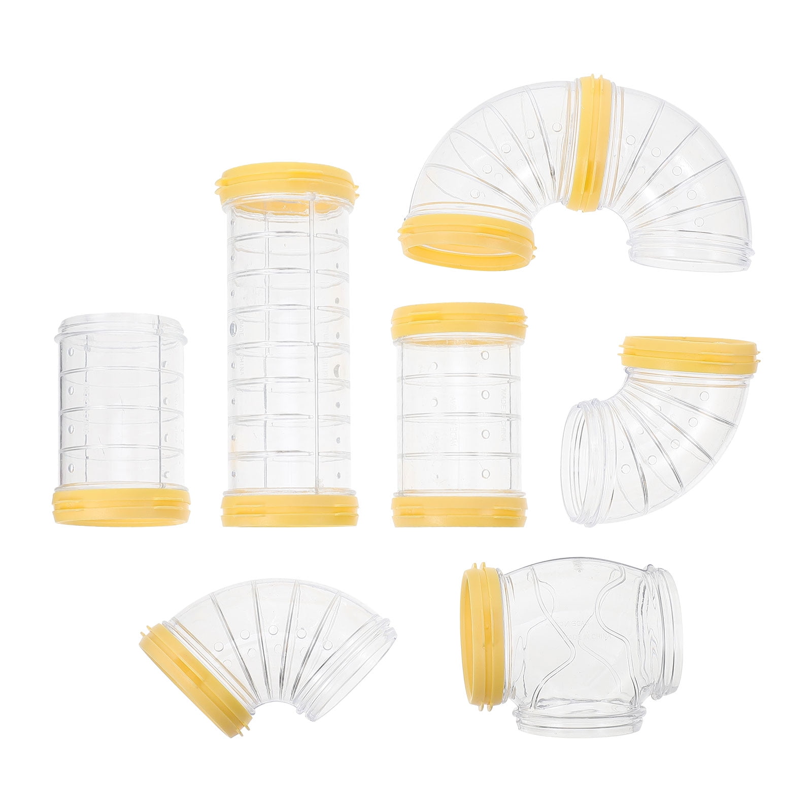 1 conjunto de hámster Maze Tube Rat Rat Tip Tip Tip Tipe Rat Túnel ...