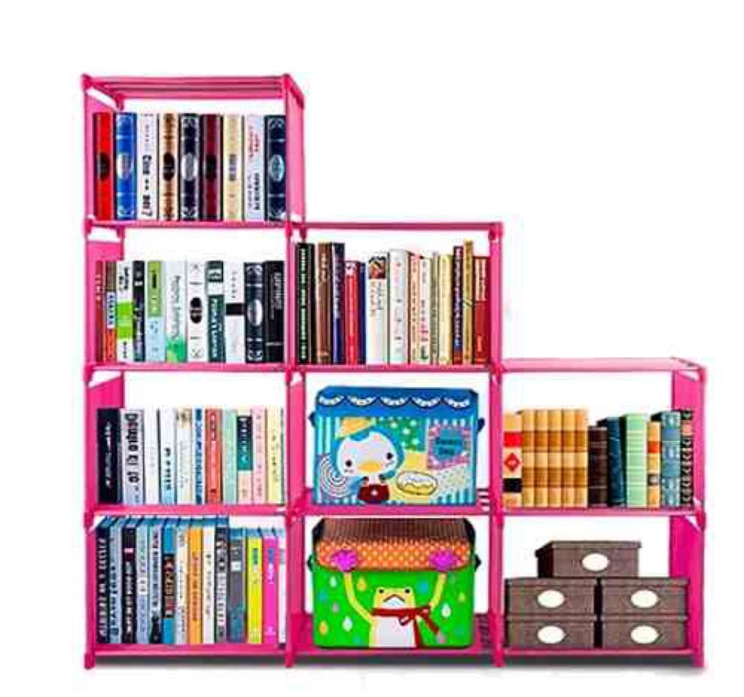 Librero Organizador Netsel Armable Rosa | Walmart en línea