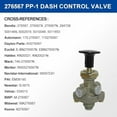 276567 PP-1 Dash Control Valve - 40PSI 1/8" Push/Pull Replacement for ...