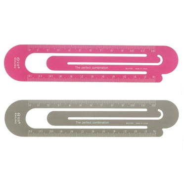 Uxcell Straight Ruler 15cm Metric Wave Edge with Small Hole Measuring ...