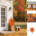Topiary for Home in Autumn Theme | 208 Inch Tall Ground Mounted Shrubs ...