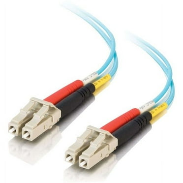 C2G 30m LC-LC 9/125 OS2 Duplex Single-Mode PVC Fiber Optic Cable - Yellow - Walmart.com