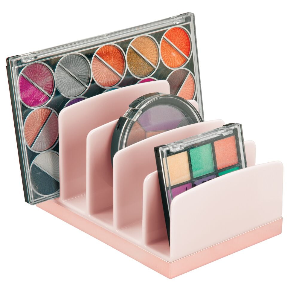 mDesign Plastic Makeup Organizer for Bathroom Countertops, Vanities ...