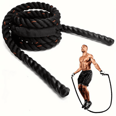 HPYGN Weighted Jump Ropes for Men women, 2.8lb 3.8lb 5lb Heavy Skipping ...