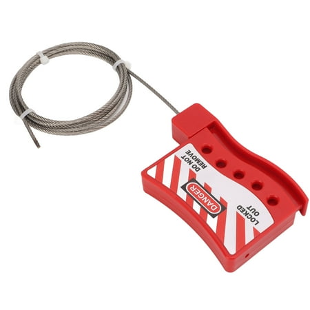 Lockout Tagout Cable Lock Adjustable 6.56ft Length Stainless Steel ...