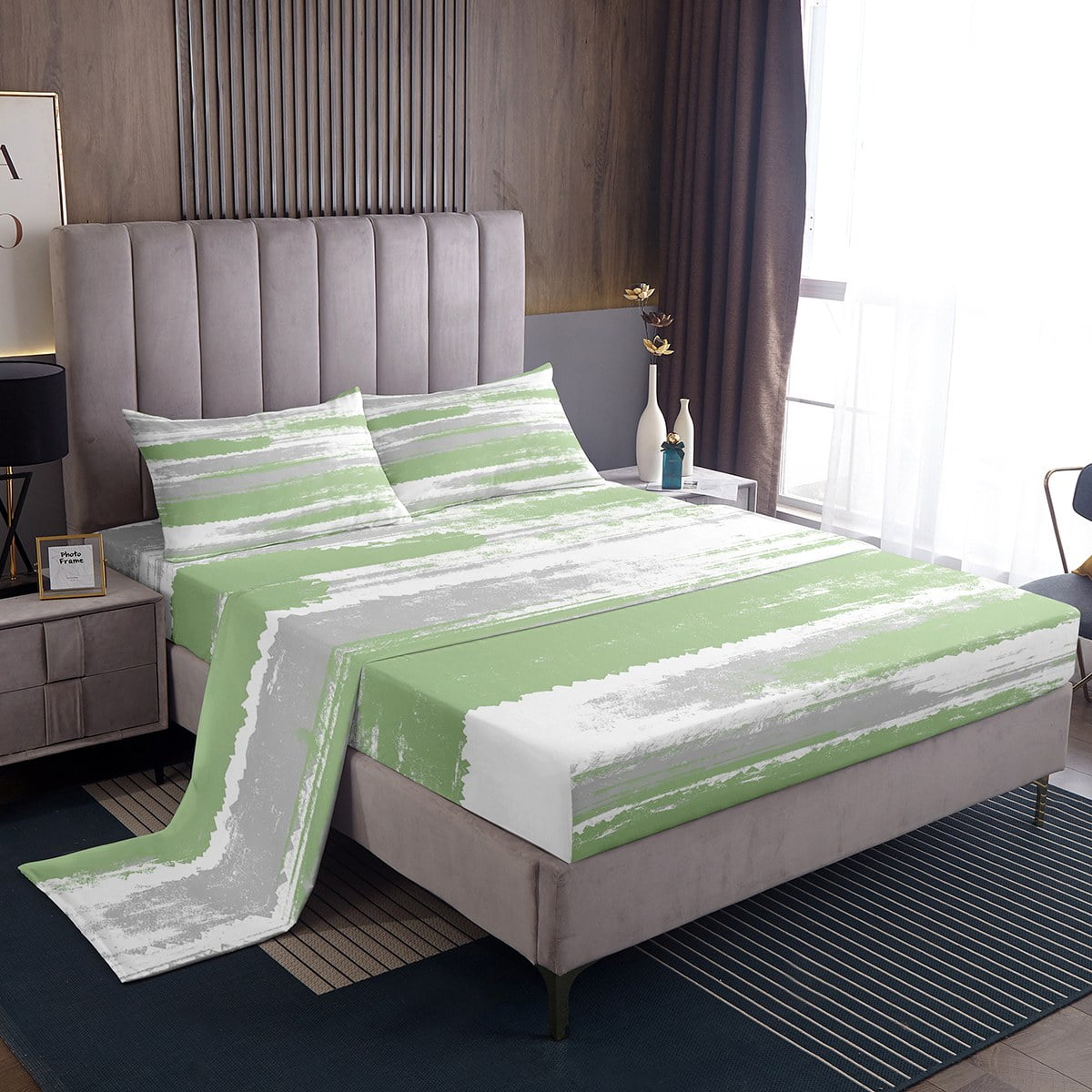 Click here for Erosebridal Vintage Gradient Full Sheet Sets ombre... prices