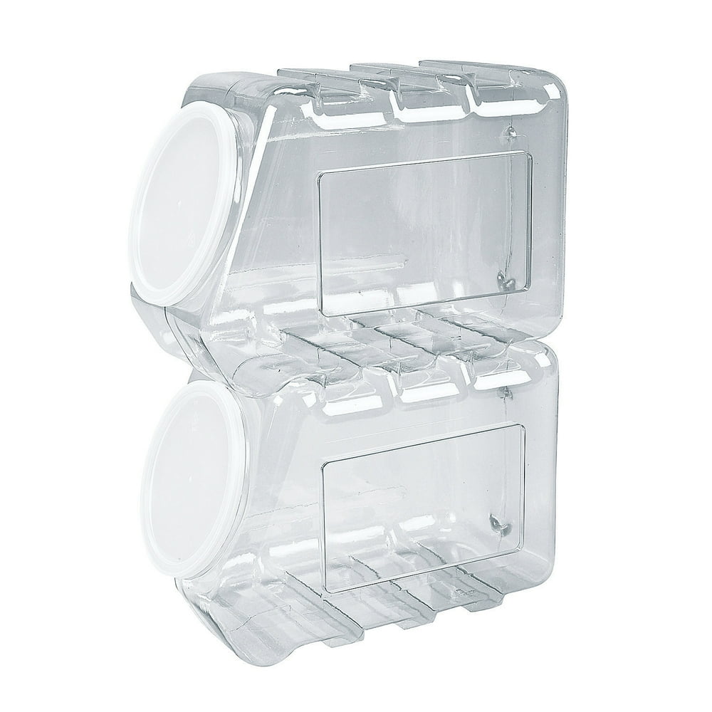 Interlocking Stacking Container W/Lid - Home Decor - 1 Piece - Walmart ...