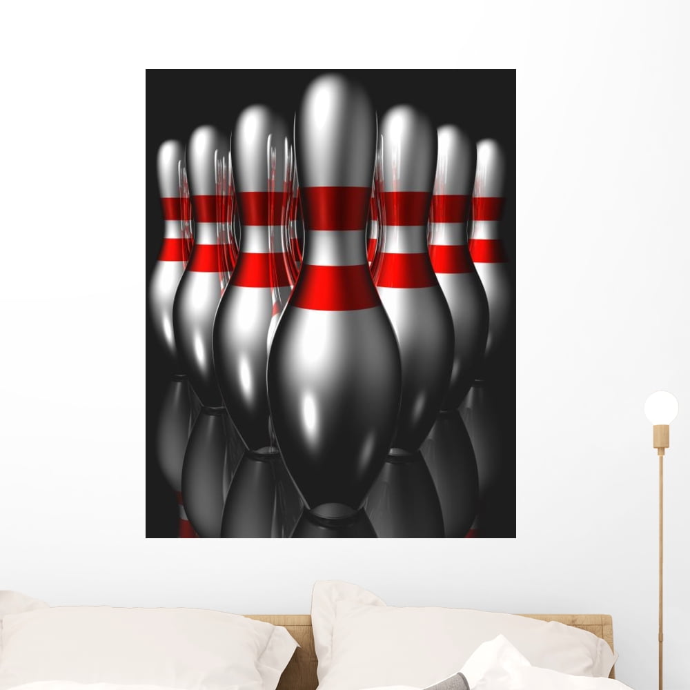 Bowling Wall Mural by Wallmonkeys Peel and Stick Graphic (36 in W x 27 ...