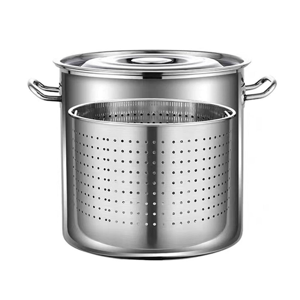SGACAI Olla para freír pavo de acero inoxidable y olla para hervir ...