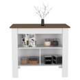 Newboti Furniture Kitchen Island, kitchen table 35" H, Four Legs, Three ...