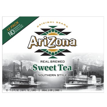 Arizona Sweet Tea, Pack of 12, 16 Oz per Tea Can - Walmart.com