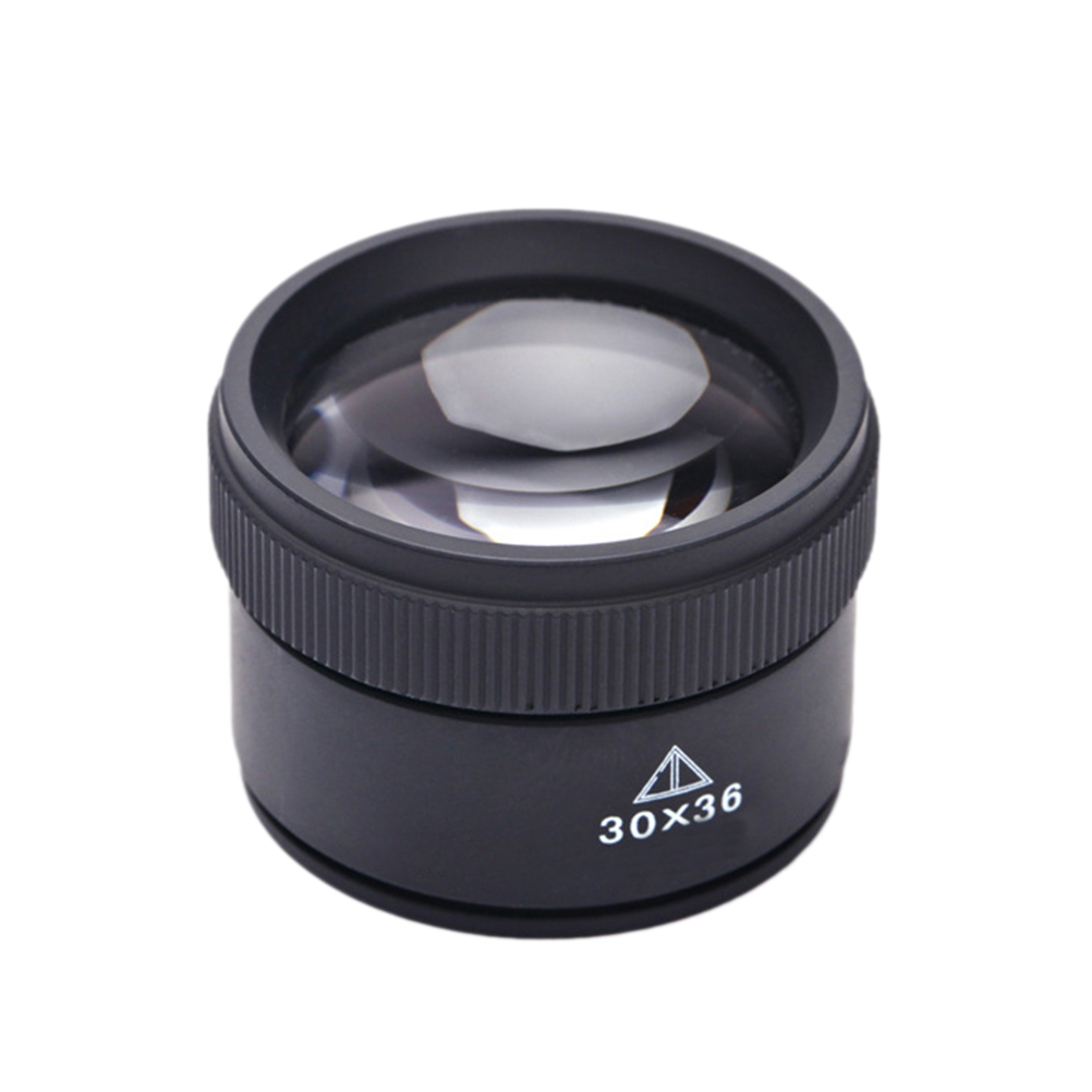 30x 40mm Measuring Optical Magnifier Magnifying Glass Lens Loupe ...