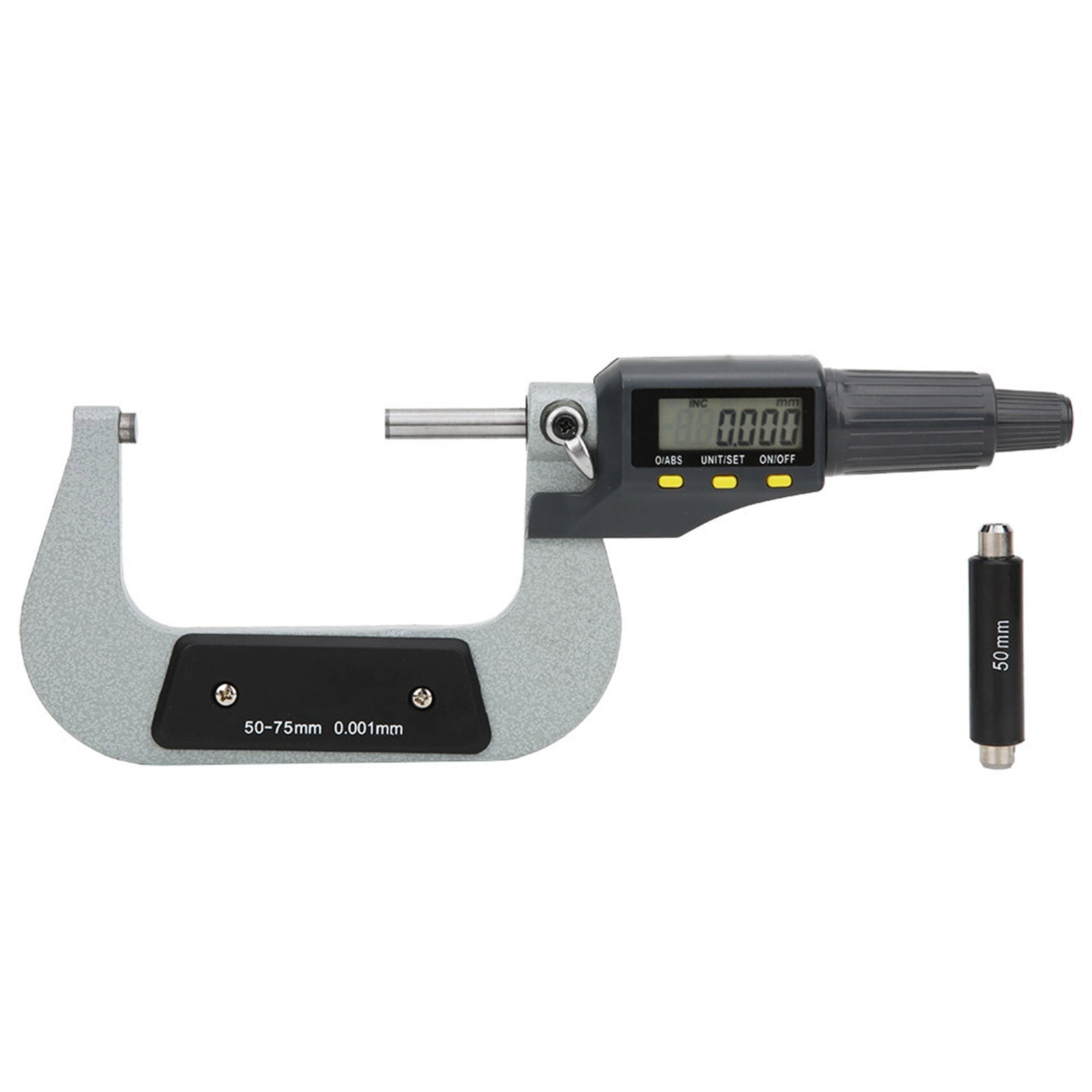 Micrómetro De Tornillo 50-75 Mm Micrómetro Exterior Digital 0.001 Mm ...