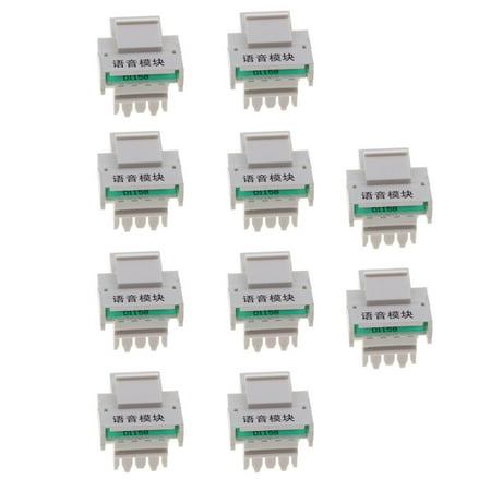 10 pcs/piece RJ11 Jack Module Socket connector phone modular white 6P4C ...