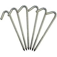 Pack of 2 Oval Metal Rope Wall Anchors for Swimming Pools and Spas ...