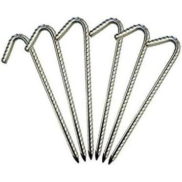 Pack of 2 Oval Metal Rope Wall Anchors for Swimming Pools and Spas ...