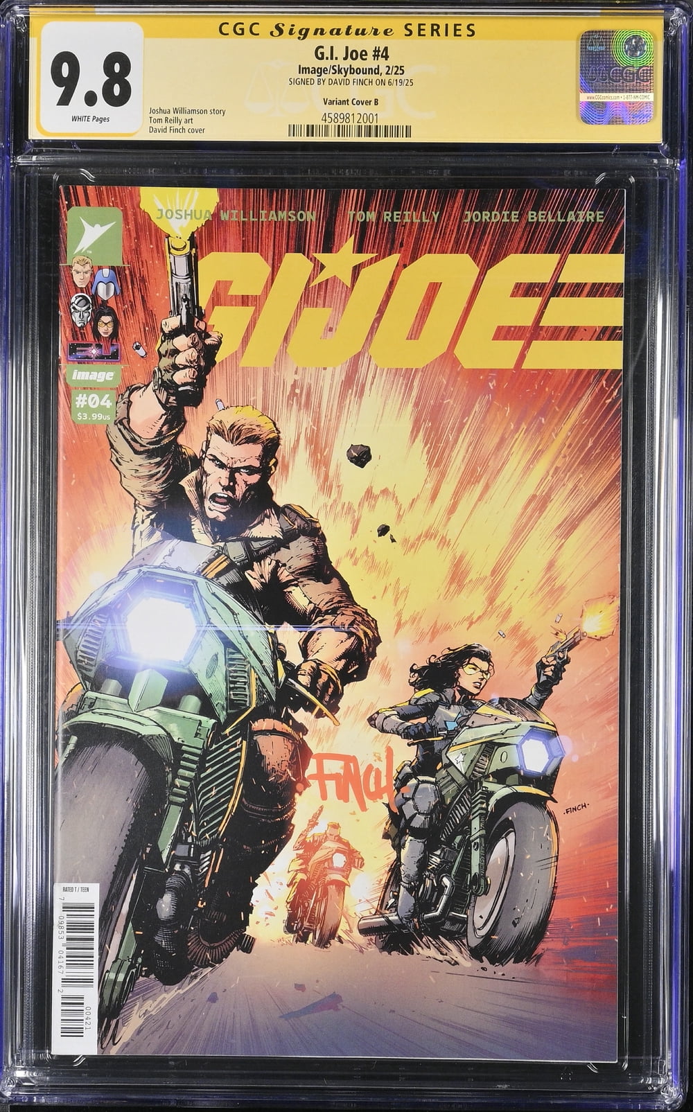 G.I. Joe #4 - CGC 9.8 Comic Book - Walmart.com