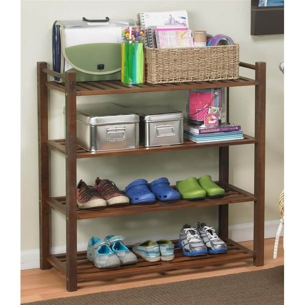 4 Tier Outdoor Shoe Rack - Walmart.com