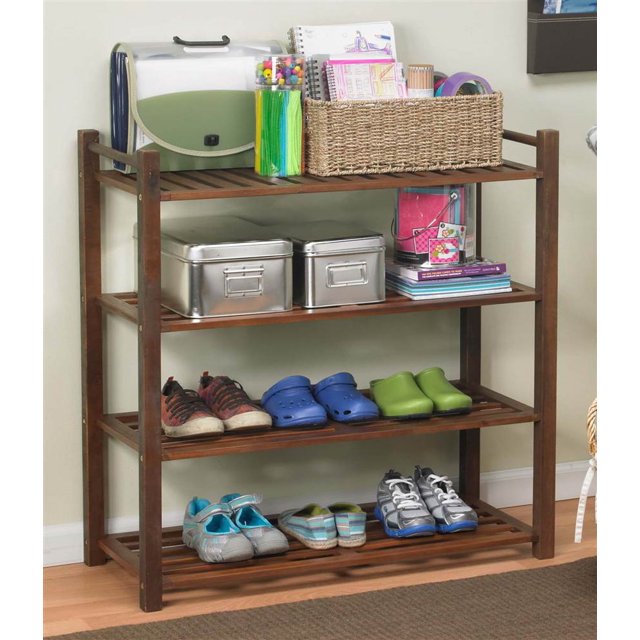 4 Tier Outdoor Shoe Rack - Walmart.com
