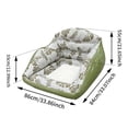 3-in-1 Inflatable Pool Lounge Chair, Adult Pool Float with Cup Holder ...
