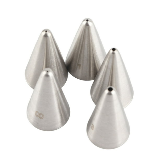 Cake Tips,5 Pcs Piping Tips Cookie Decorating Tips Piping Tips Set True ...