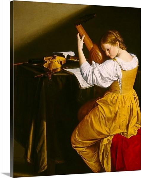 The Lute Player (1612) by Orazio Gentileschi The Lute Player Orazio ...