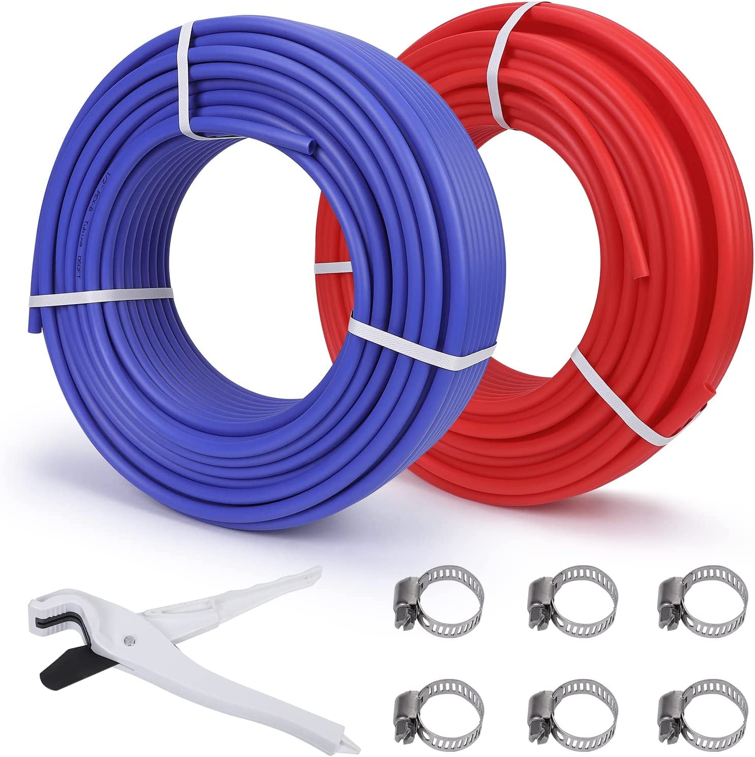 EastVita PEX Tubing, PEX A Pipe 2X 300FT Tube Coil - 1/2 inch PEX Pipe ...