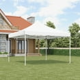 10x10 FT Pop Up Canopy, Instant Portable Shelter with Wheeled Carry Bag ...