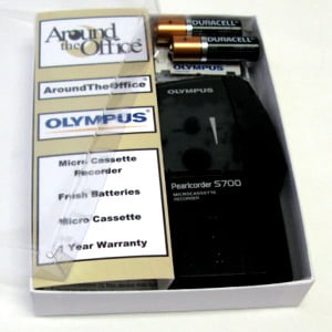 S-700 Olympus Microcassette Voice Recorder S700 Gift Boxed by Around ...