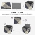 10.6in Folding Storage Box Solid Material Handle On Both Sides For Easy ...