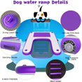 Inflatable Pool Ramp Safety Floating Dock Water Raft for Pool Lake Boat ...
