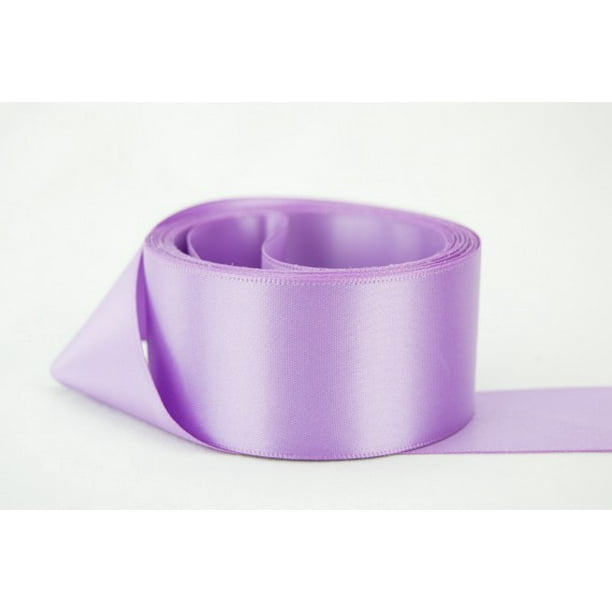 Ribbon Bazaar Double Faced Satin 7/8 inch Lilac 25 yards 100% Polyester ...