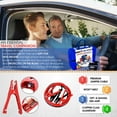 First Secure Emergency Roadside Kit, 90-Piece Car Safety Pack with ...