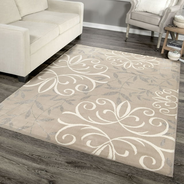 Better Homes and Gardens Iron Fleur Area Rug or Runner - Walmart.com