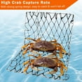 QualyQualy Castable Crab Trap, Foldable Crabbing Net with Rope & Bait ...