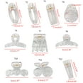 10 PCS Clear Hair Pins Hair Accessories Clear Hair Grips Acrylic Small ...