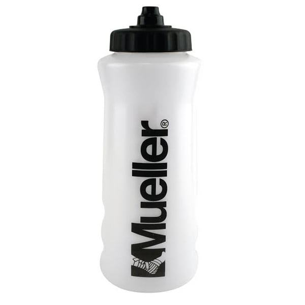 Mueller Quart Bottle w/Logo and Sureshot Squeeze Cap-Black - Walmart.com