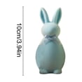 Blue Blue Easter Bunny Foam Figurine For Desktop Home Decoration 4X2X2 ...