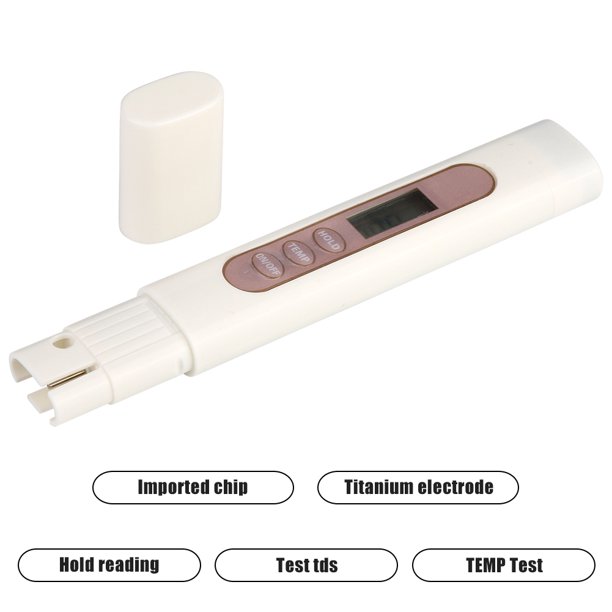 Water Quality Tester， 3 In 1 Portable Digital TDS PH TEMP Meter Tester ...