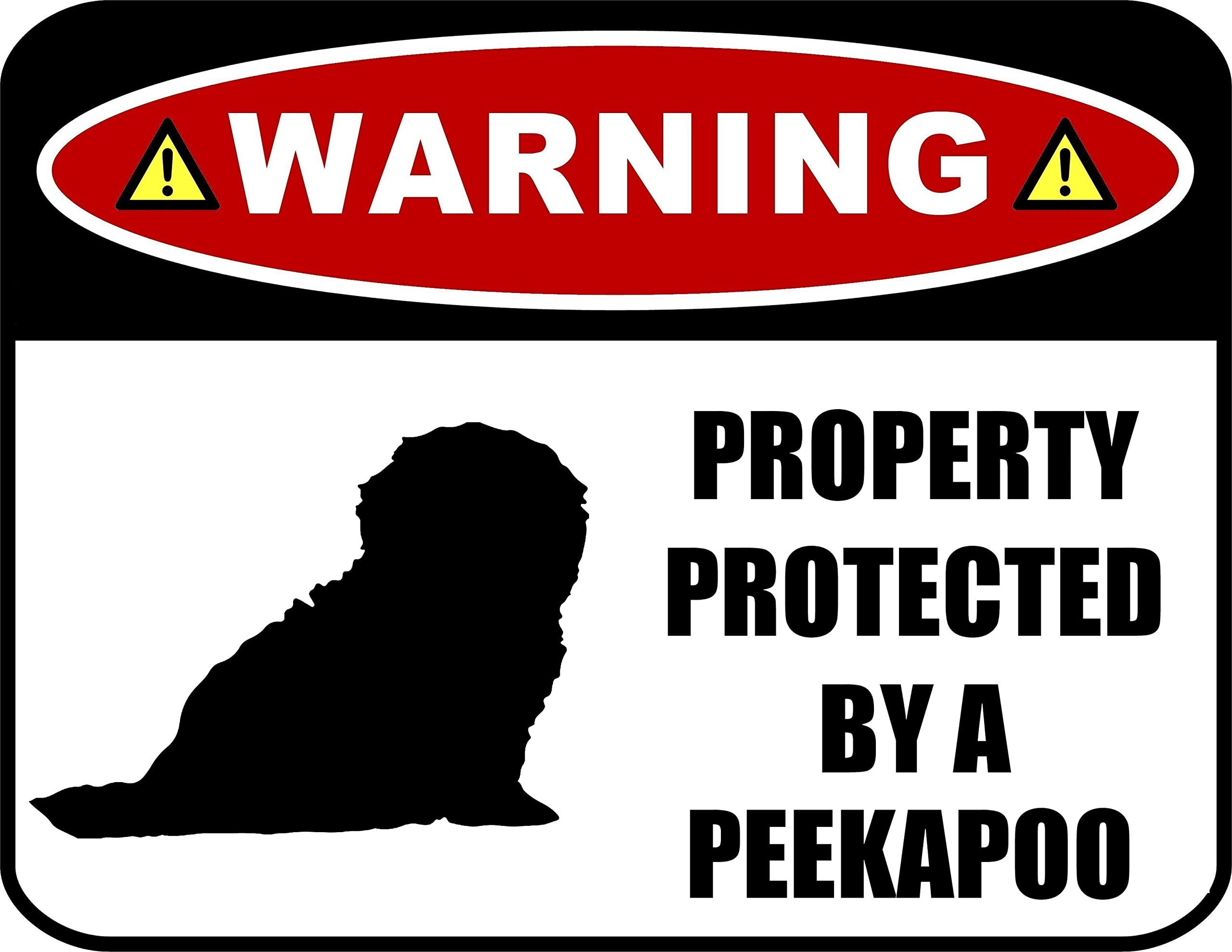 PCSCP Warning Property Protected by a Peekapoo (SILHOUETTE) 11.5 inch x ... PCSCP Warning Property Protected by a Peekapoo (SILHOUETTE) 11.5 inch x ...