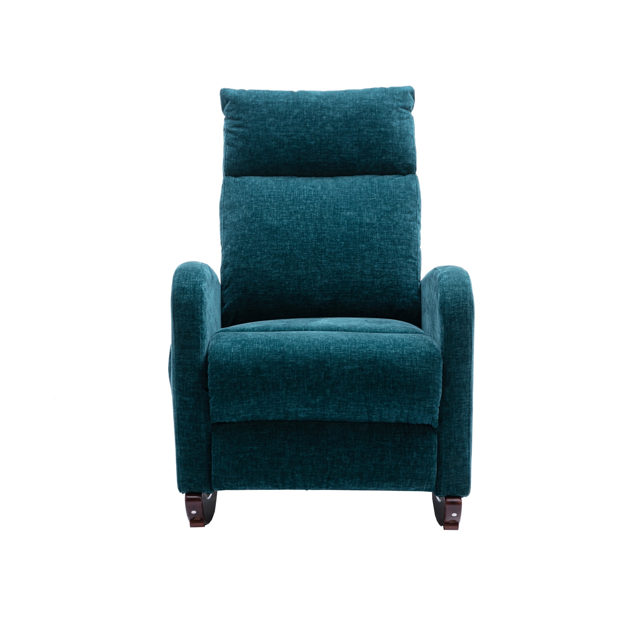 Luccalily Fabric Electric Rocking Chair with Heated and Massage ...