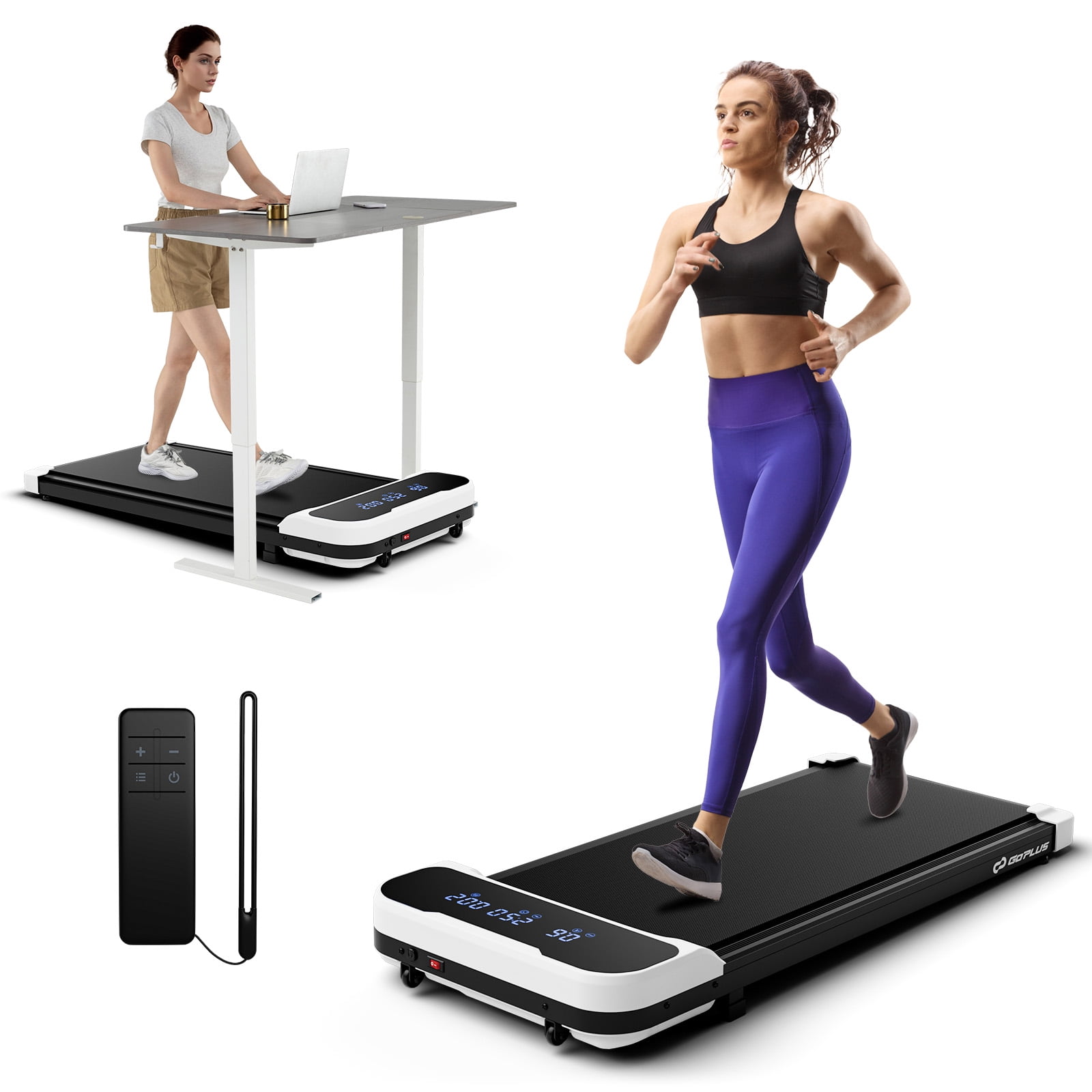 Click here for Costway Goplus 2.5hp Under Desk Treadmill For Home... prices