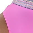 Vsssj Womens Swimsuit Sexy High Waisted Solid Color Patchwork Colorful