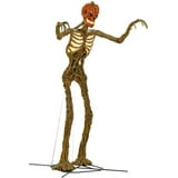 Home Accents 12 Ft Lifeeyes Inferno Pumpkin Skeleton Tall Halloween