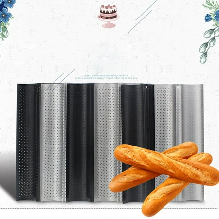 French Bread Baking Mold Bread Wave Baking Tray Cake Baguette Mold Pans ...
